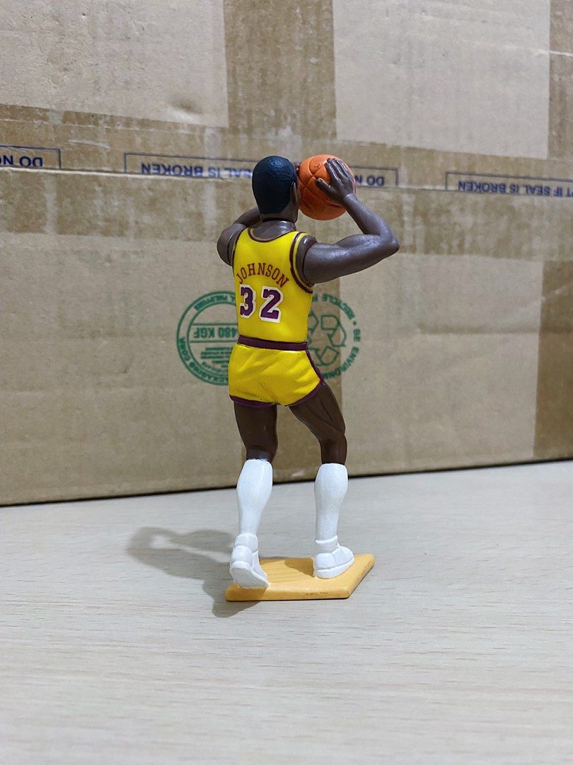 (Vintage) 1988 Magic Johnson - Los Angeles Lakers - NBA Kenner Starting Lineup SLU - Action ...