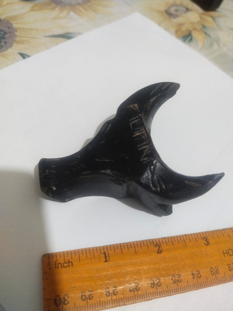 vintage "Carabao Slide for Scout's Neckerchief"/1960s era/Philippines ...