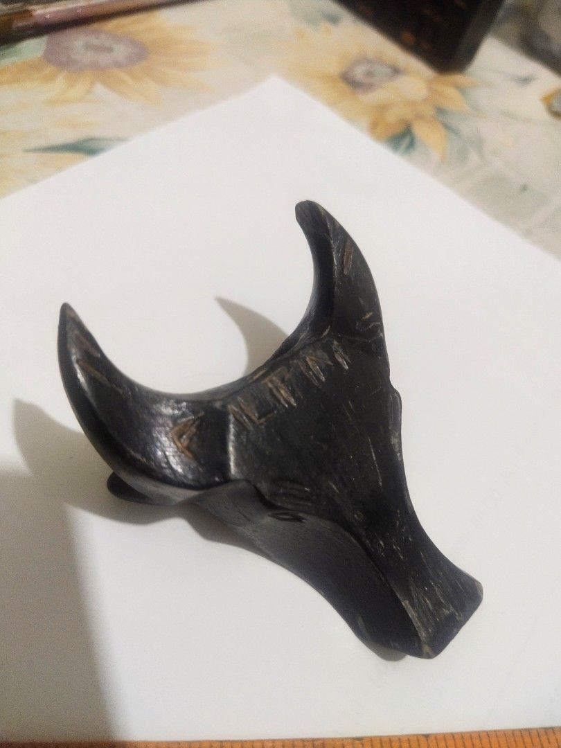 vintage "Carabao Slide for Scout's Neckerchief"/1960s era/Philippines ...