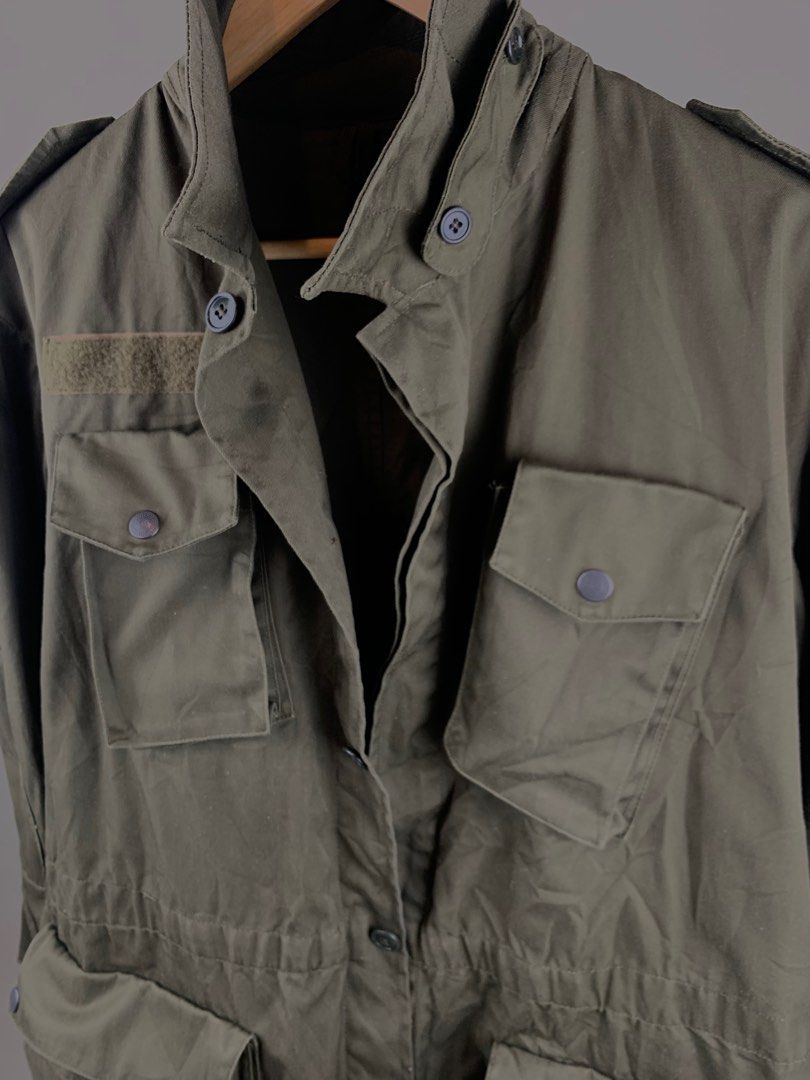 Vintage Italian Army Jacket, Men's Fashion, Coats, Jackets and ...