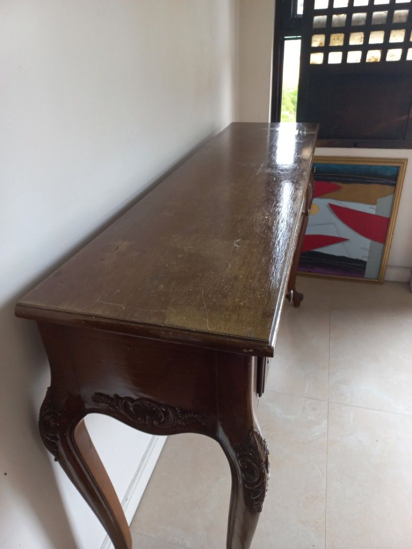 Vintage Narra Buffet Table, Hobbies & Toys, Memorabilia & Collectibles ...
