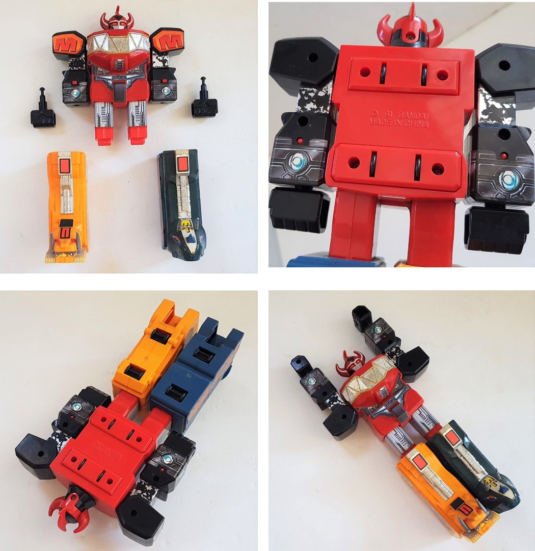 Vintage Power Rangers Mighty Morphin Megazord Action Figure, 9 inches ...