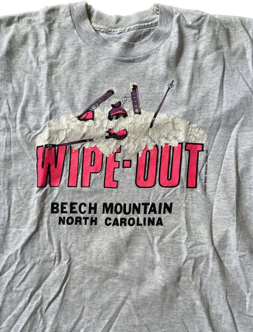 Vintage Wipe Out Tee, Men's Fashion, Tops & Sets, Tshirts & Polo Shirts ...