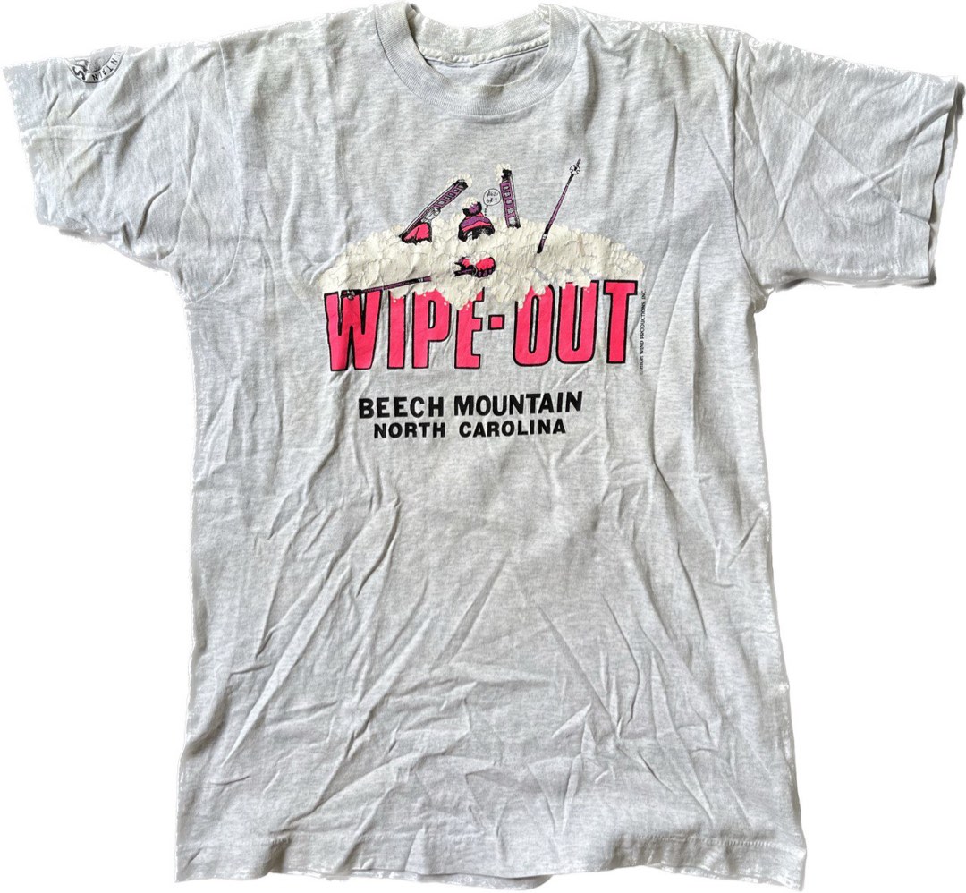 Vintage Wipe Out Tee, Men's Fashion, Tops & Sets, Tshirts & Polo Shirts ...