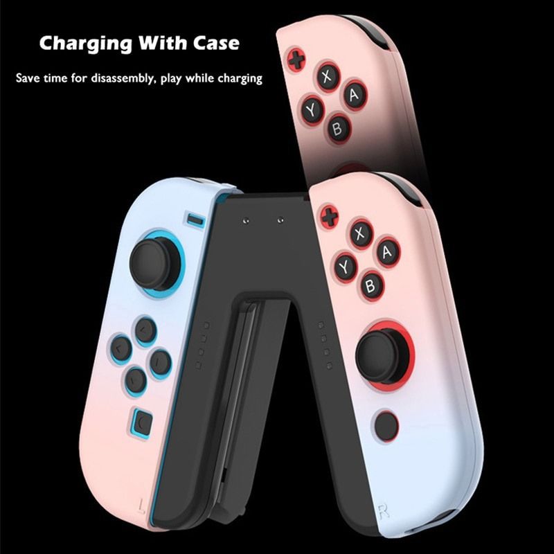V-shaped Fast Charging Grip For Nintendo Switch Oled JoyCon Controller ...