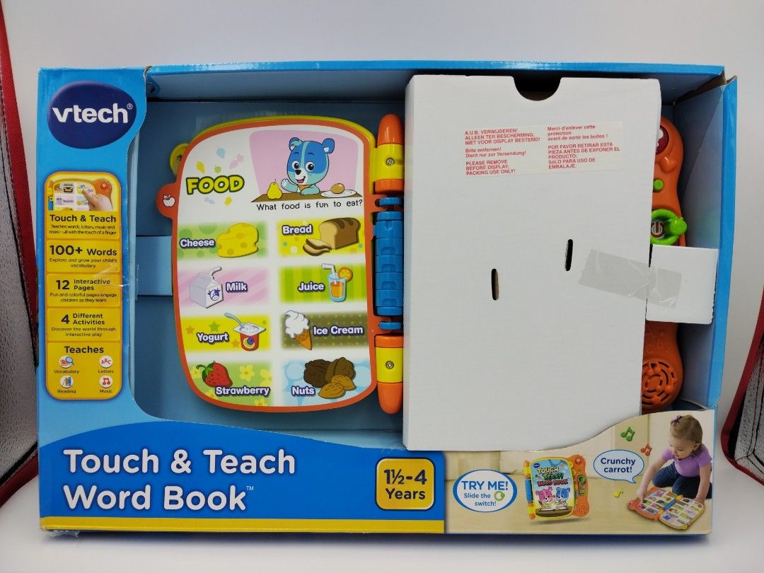 Vtech Touch & Teach Word Book, Babies & Kids, Infant Playtime on Carousell