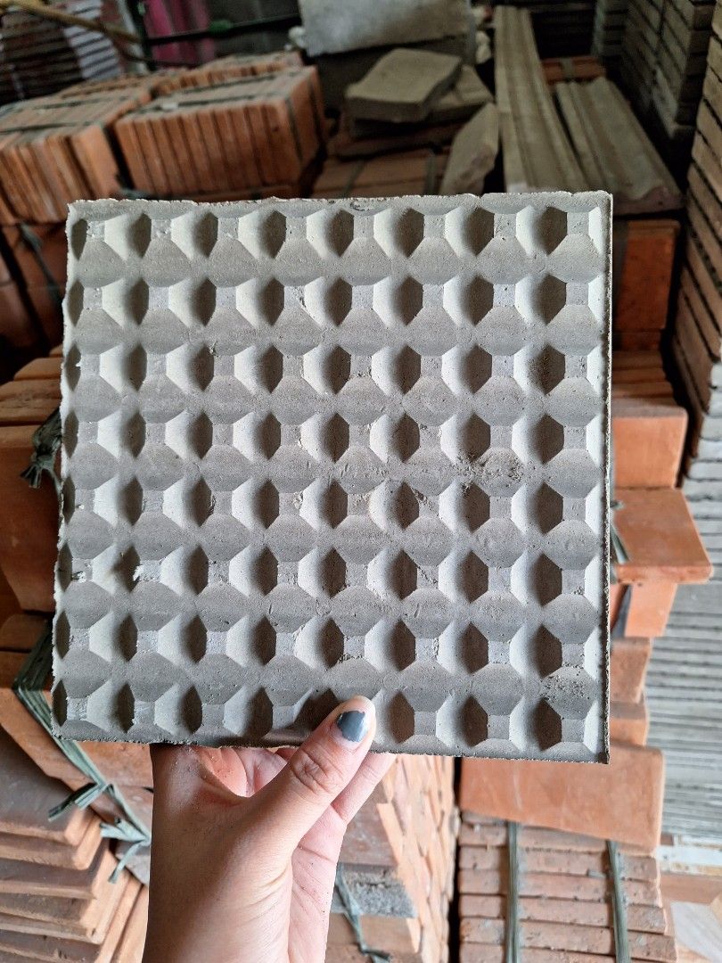 WAFFLE TILES GRAY CONCRETE TILES, Commercial & Industrial, Construction ...
