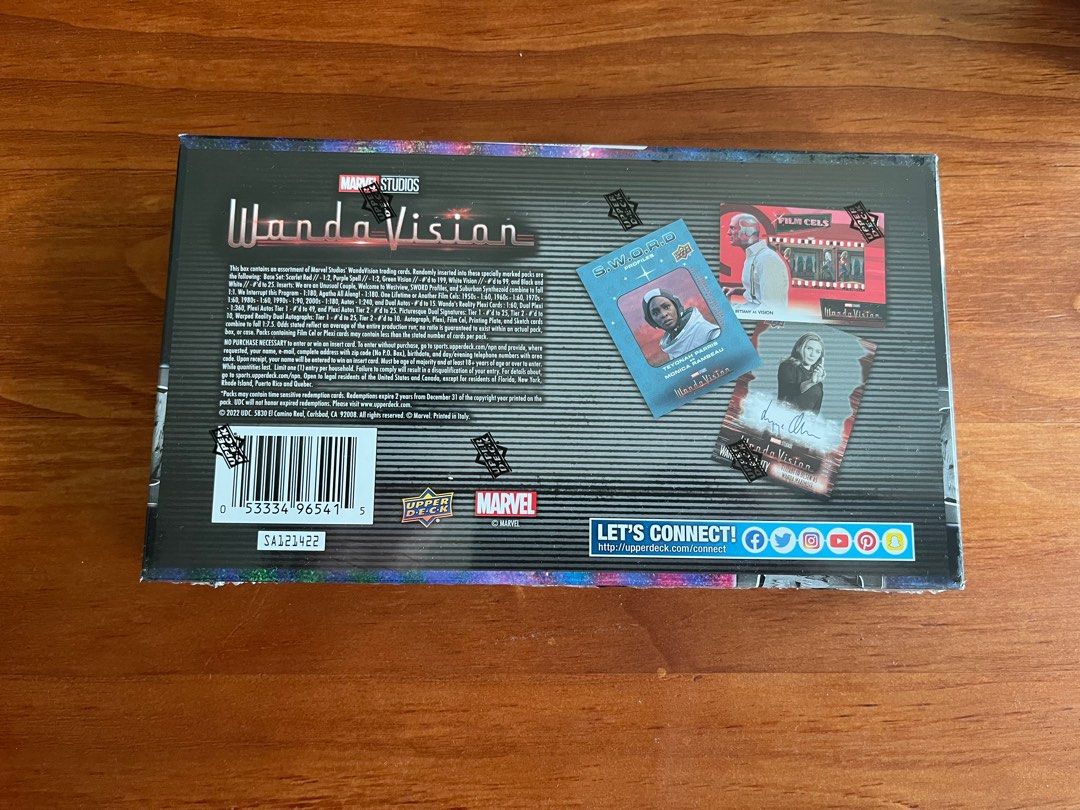 Wanda Vision Hobby Box - Hunt for Scarlet Witch autograph and artist ...