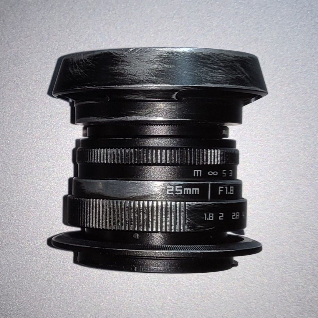 Weathered Wide 25mm F1.8 Lens with Soft Diffusion Mist Filter and Lens ...