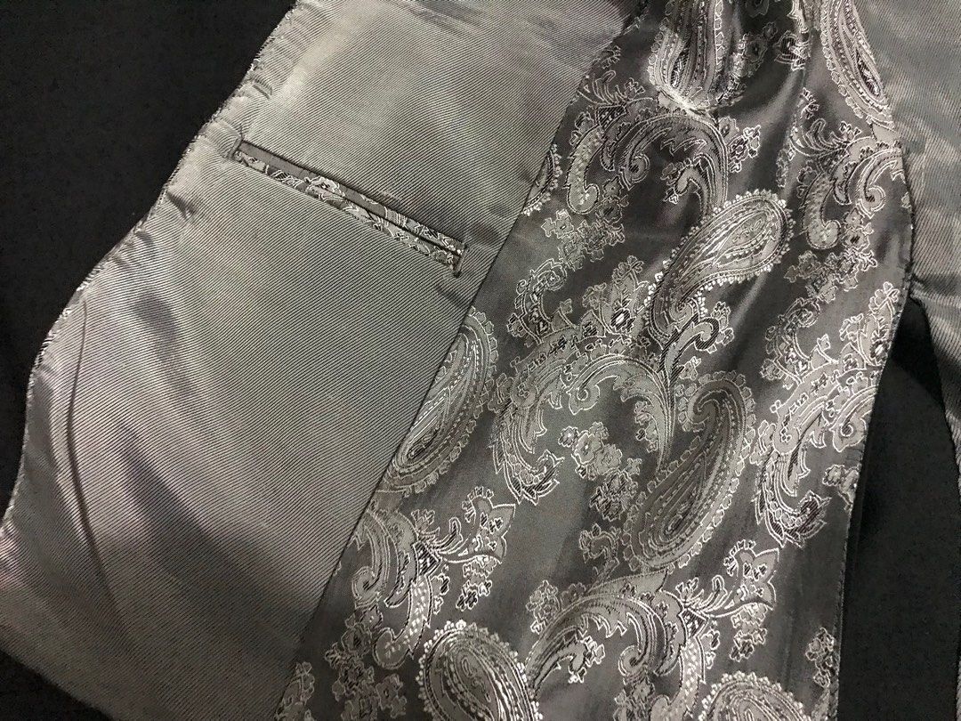 Wharton Black Suit, Men's Fashion, Coats, Jackets and Outerwear on ...