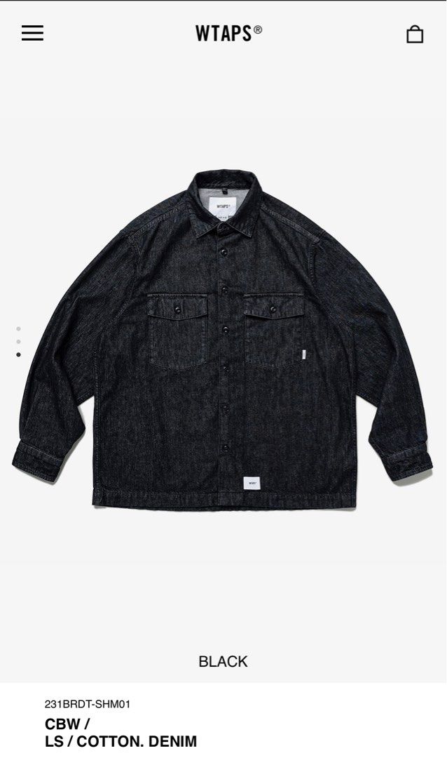 Wtaps Tokyo Japan CBW LS Denim Shirt, Men's Fashion, Tops & Sets ...