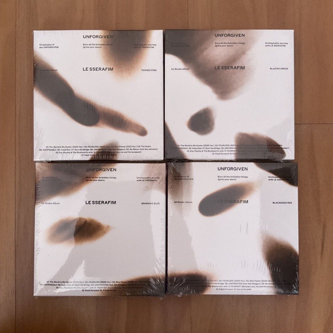 wts lesserafim unforgiven sealed compact albums le sserafim sakura ...