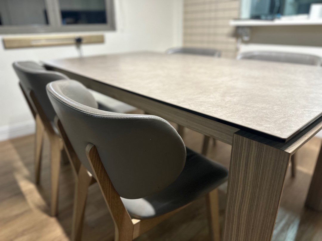 Xzqt Calligaris Omnia extendable table, Furniture & Home Living, Furniture, Tables & Sets on ...