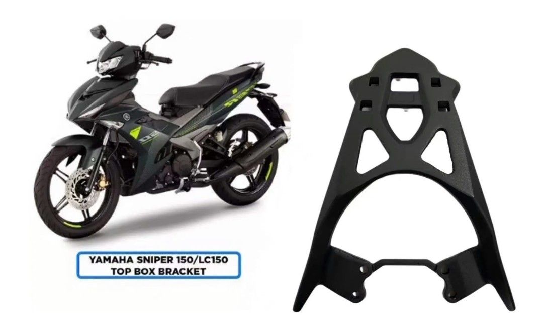 Yamaha SNIPER LC150 rack for topbox, Motorcycles, Motorcycle ...