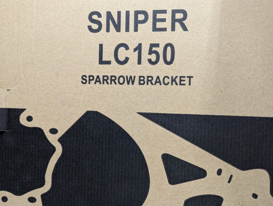 Yamaha SNIPER LC150 rack for topbox, Motorcycles, Motorcycle ...