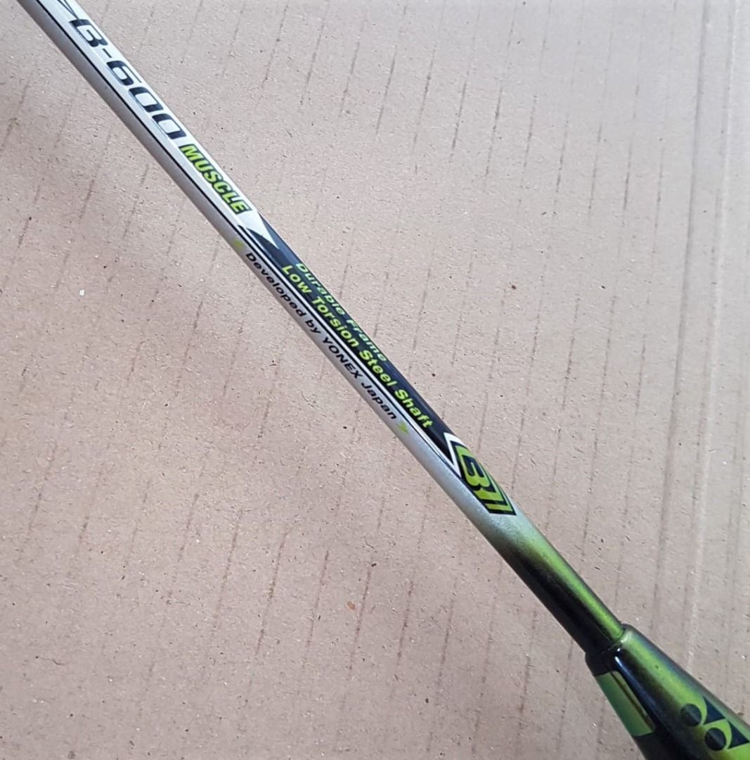 Yonex B-600 Muscle Badminton Racket, JAPAN, Super Alloy, Yonex Sling ...
