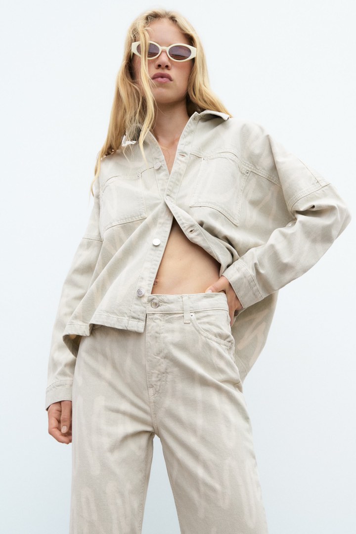 Zara Denim Oversized Jacket, Women's Fashion, Coats, Jackets and ...