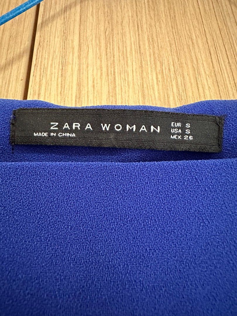 Zara Work Dress in Blue, Women's Fashion, Dresses & Sets, Dresses on ...