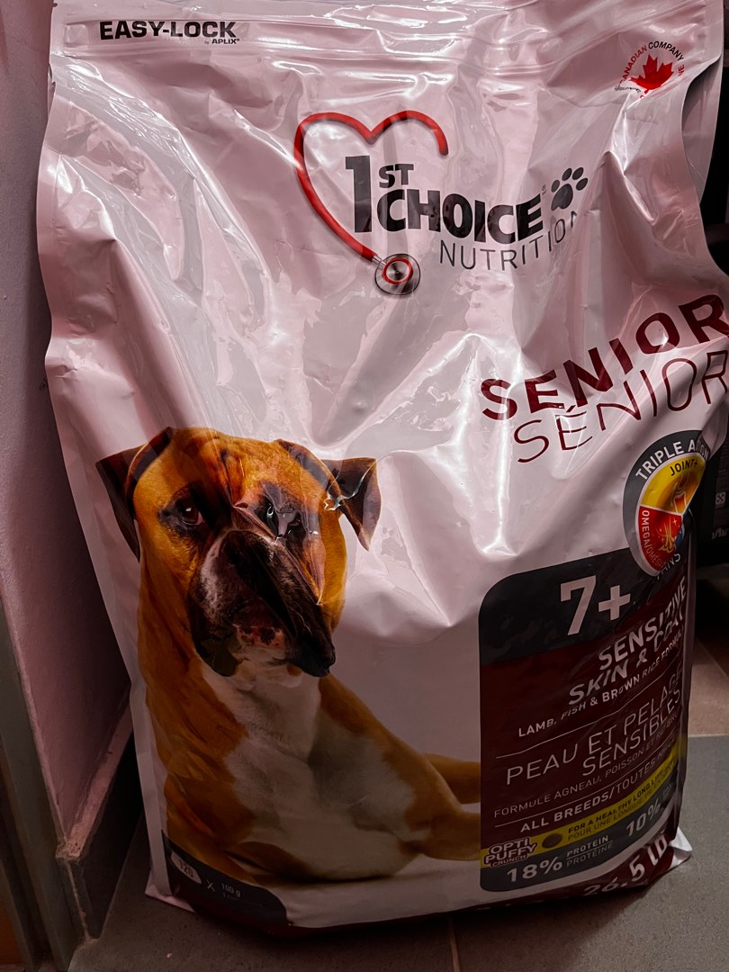 1st choice nutrition (senior, sensitive skin & coat) dog food, Pet ...