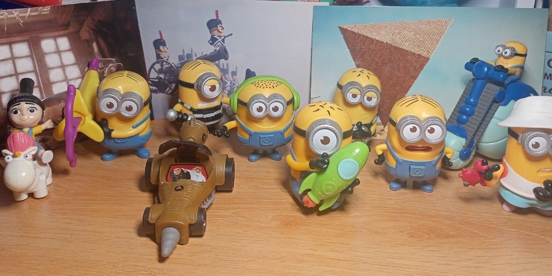 2017 Despicable Me 3 Happy Meal Complete Set, Hobbies & Toys, Toys ...