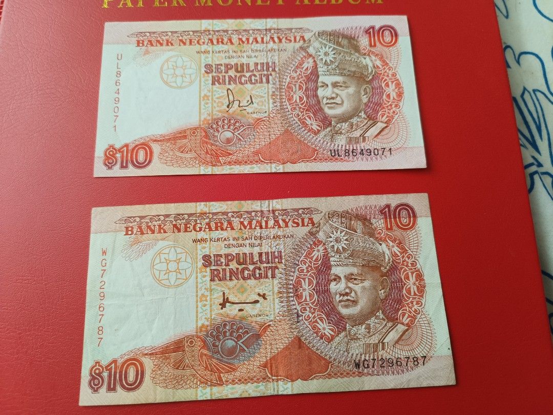 5,6,7 th Malaysia ringgit rm10 old notes, Hobbies & Toys, Memorabilia ...