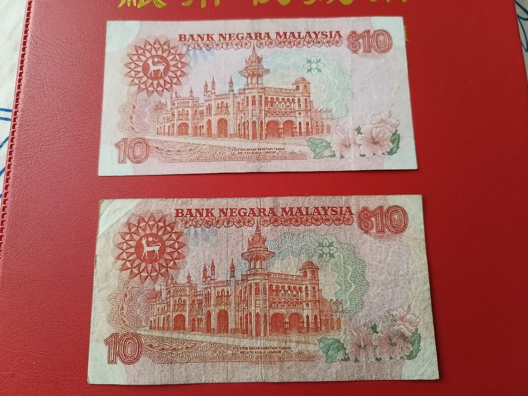 5,6,7 th Malaysia ringgit rm10 old notes, Hobbies & Toys, Memorabilia ...