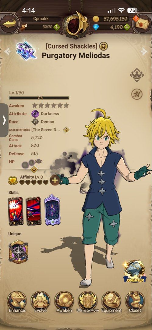 7DS Grand Cross Transcendent Ban 6/6 GODLY STARTER SEVEN DEADLY SINS ...