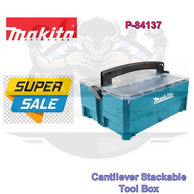 MAKITA P-84137 MAKPAC CANTILEVER STORAGE TOOL BOX STACKABLE, Furniture ...