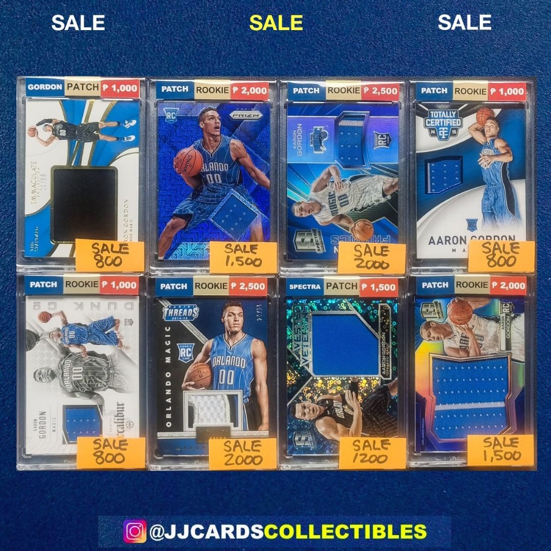 Aaron Gordon Patch Rookie NBA Cards in Magnetic Case on Carousell