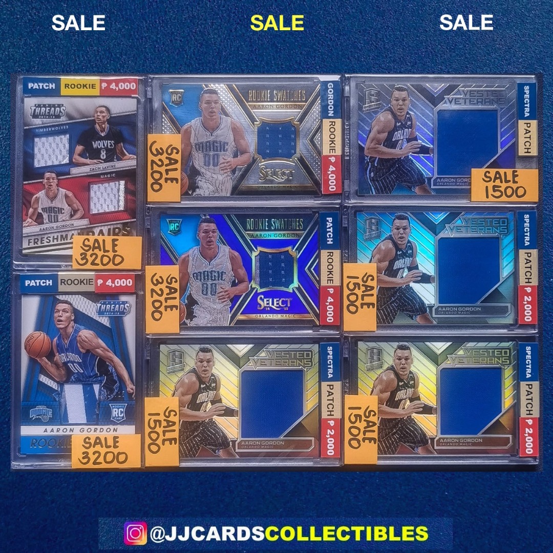 Aaron Gordon Rookie Patch NBA Cards in Magnetic Case on Carousell
