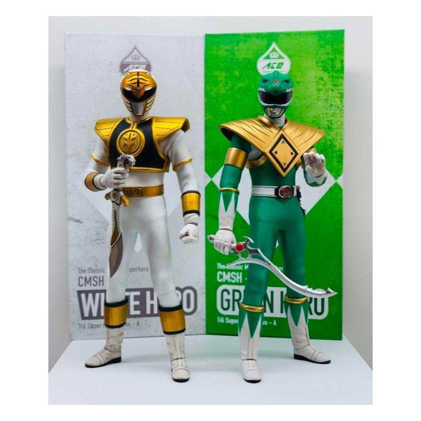 Ace Toys Mighty Morphin Power Rangers: White Ranger 1:6 Scale FigZero ...