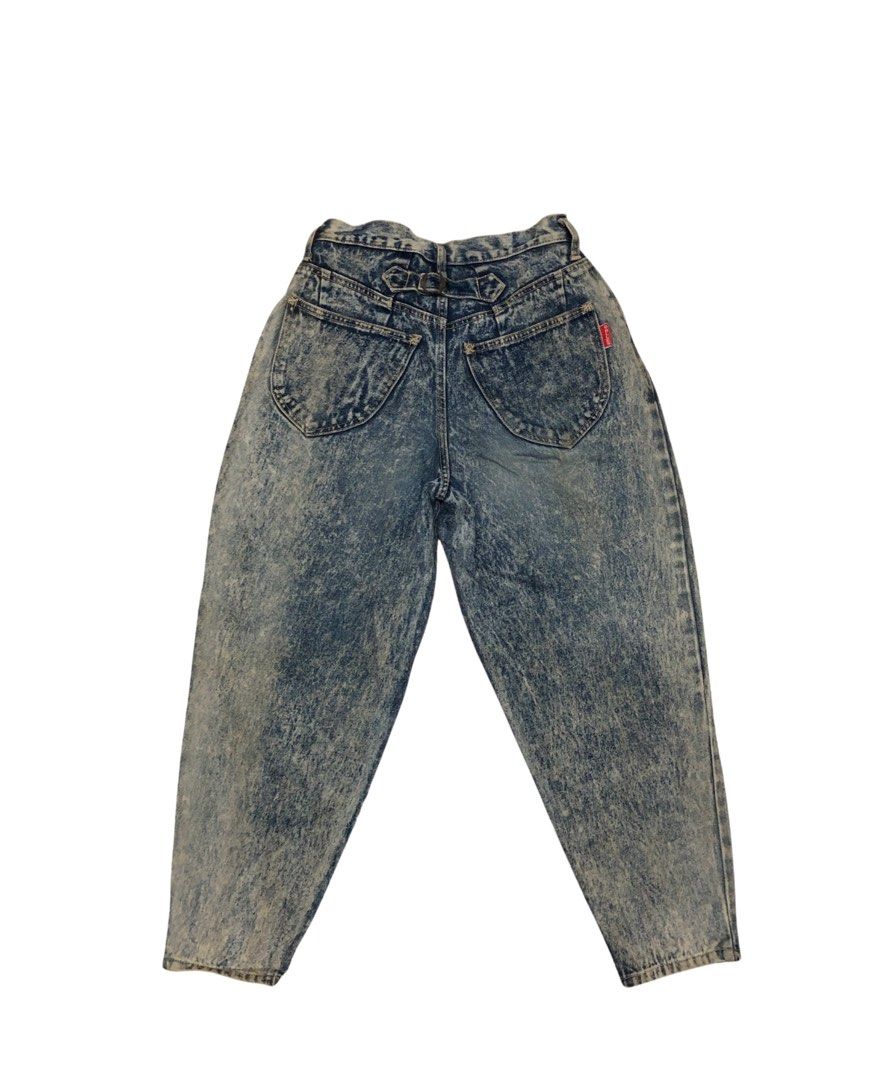 Acid Washed Jeans, Men's Fashion, Bottoms, Trousers on Carousell