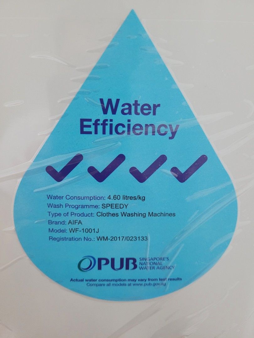 AIFA WF-1001J Washer Brand New Washing Machine Fully Auto Top Load PUB ...