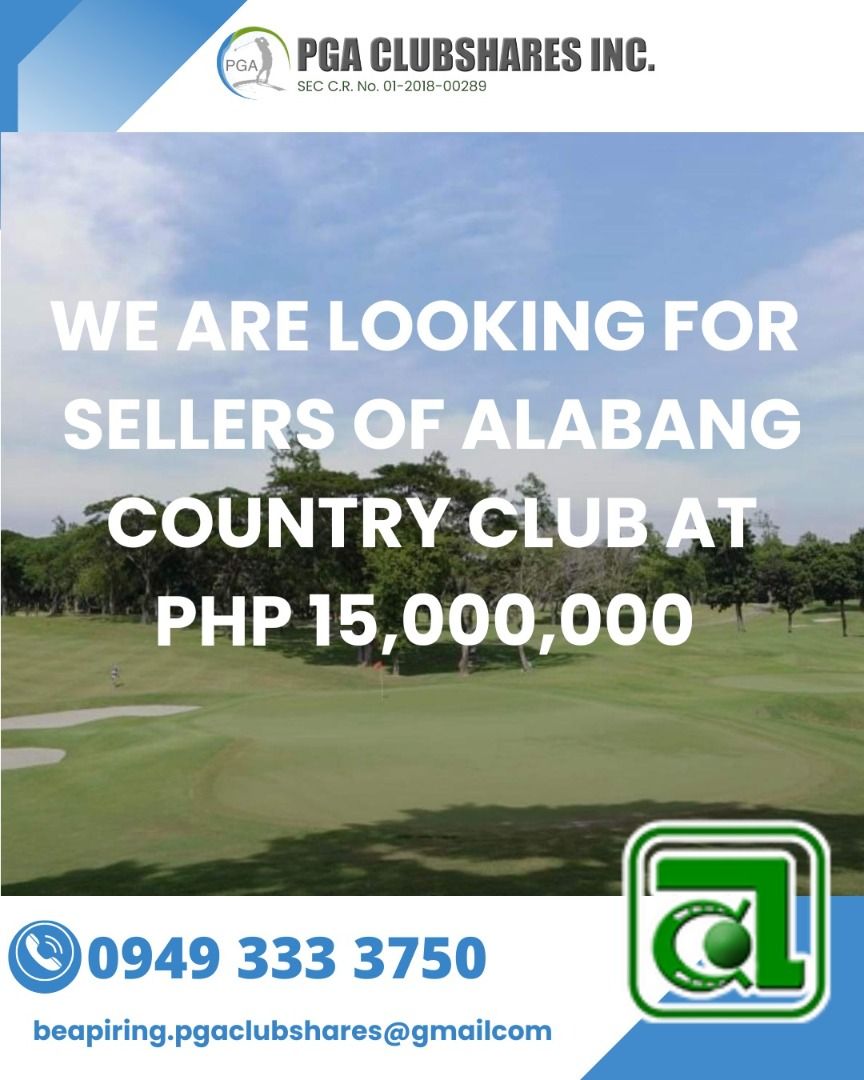 Alabang Country Club, Sports Equipment, Sports & Games, Golf on Carousell
