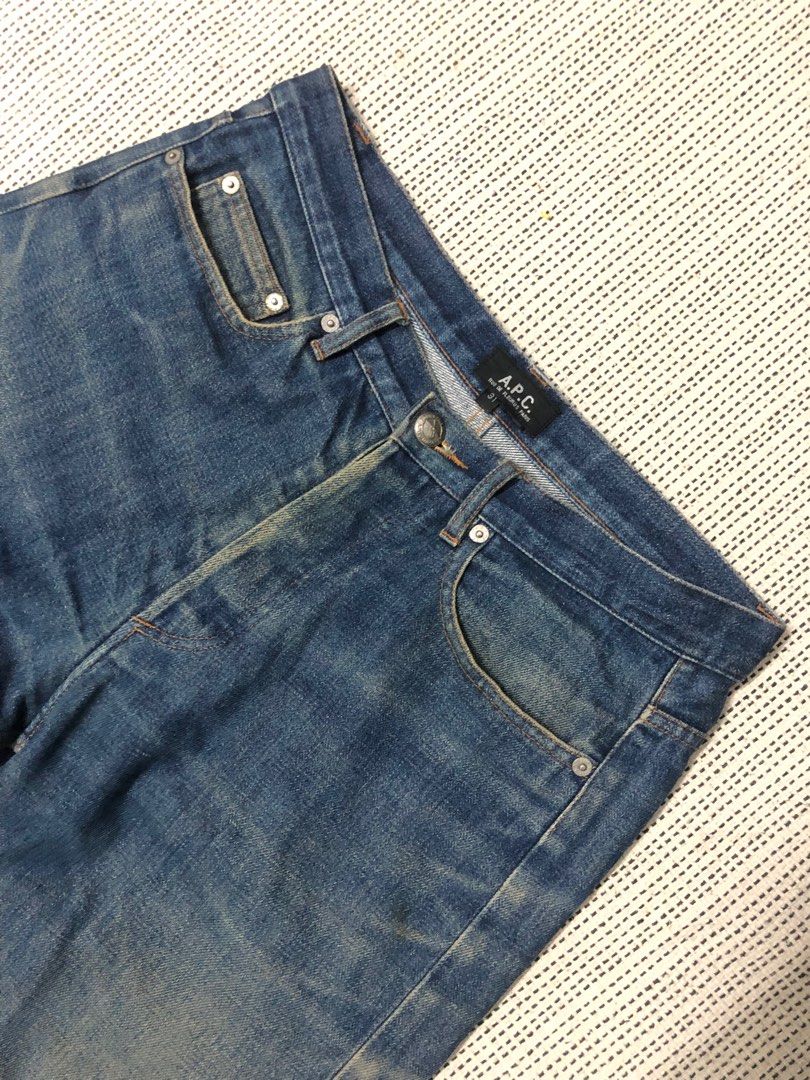 APC selvedge denim, Men's Fashion, Bottoms, Jeans on Carousell