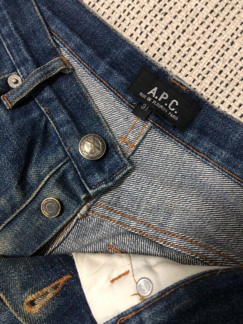 APC selvedge denim, Men's Fashion, Bottoms, Jeans on Carousell