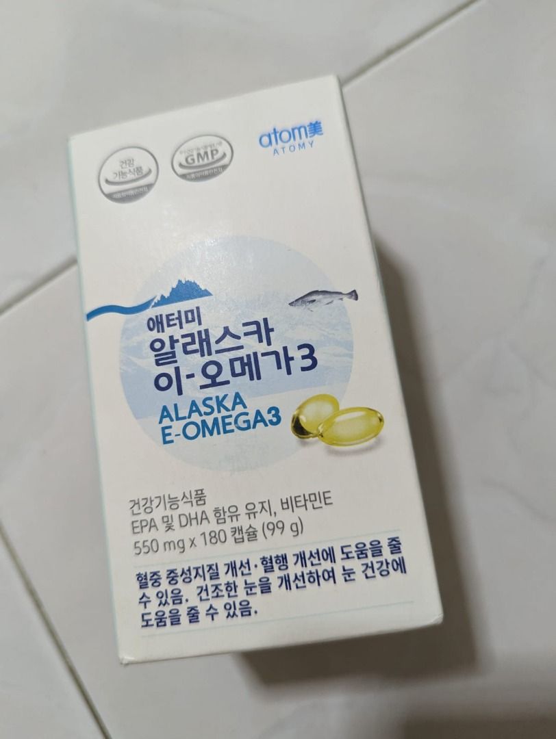 Atomy Alaska E-Omega3, Health & Nutrition, Health Supplements, Vitamins ...