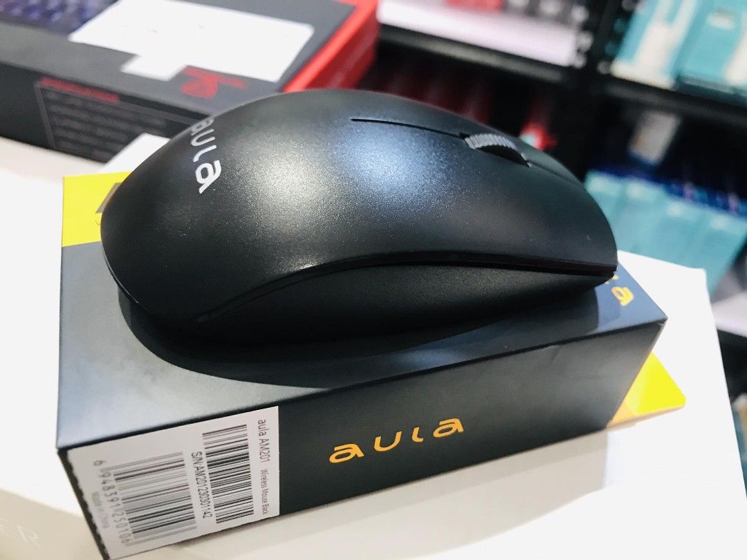 Aula AM201 Wireless Mouse USB Black, Computers & Tech, Parts ...