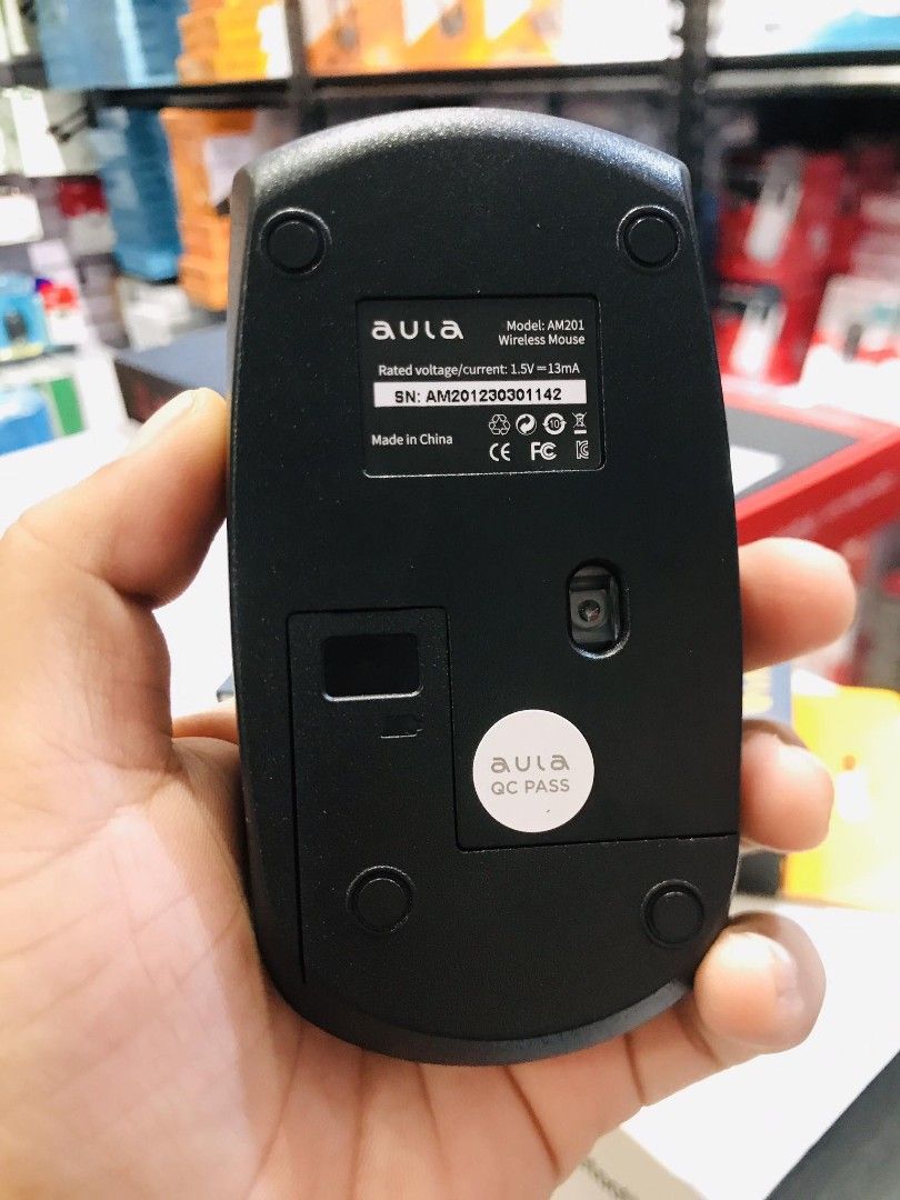 Aula AM201 Wireless Mouse USB Black, Computers & Tech, Parts ...