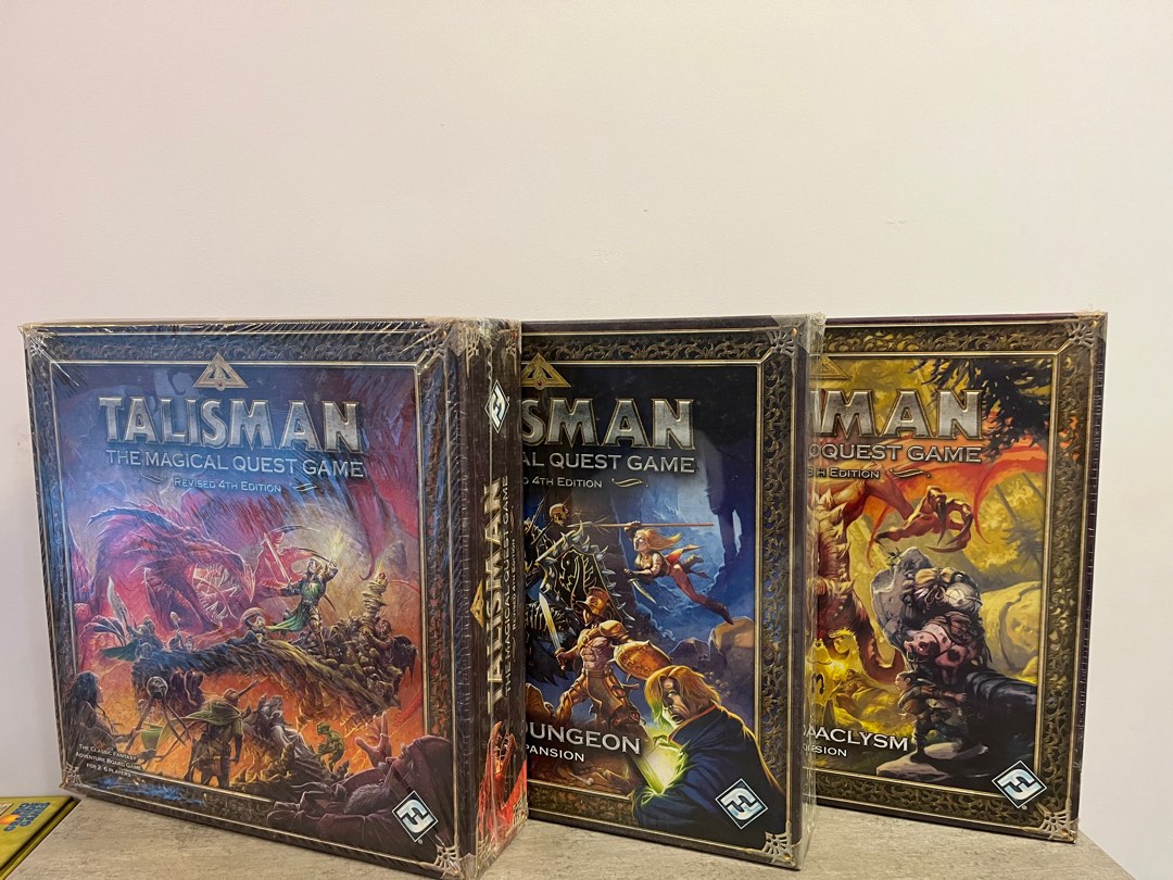 (authentic) Talisman + Dungeon + Cataclysm expansion board games ...