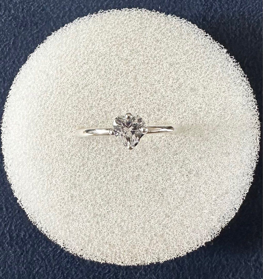 Authentication Pandora Clear Heart Solitaire Ring, Women's Fashion ...