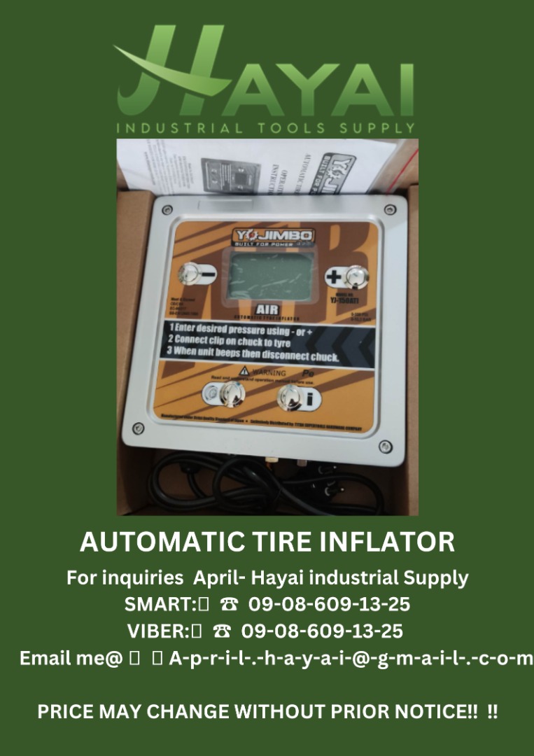 Automatic tire inflator, Commercial & Industrial, Construction Tools ...