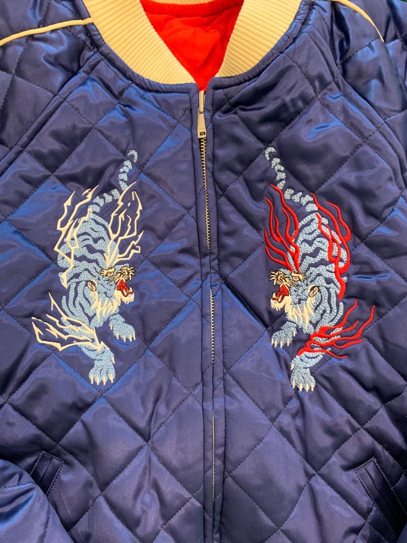Azuki TWIN TIGERS JACKET, Men's Fashion, Coats, Jackets and Outerwear ...