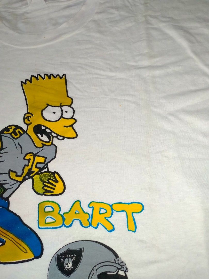 Bart Simpson / Los Angeles Raiders Vintage T-shirt on Carousell