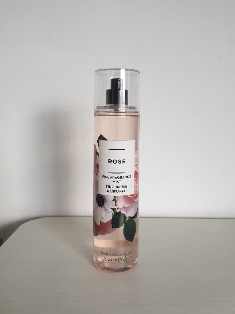 Bath and body works rose body mist, Beauty & Personal Care, Fragrance ...