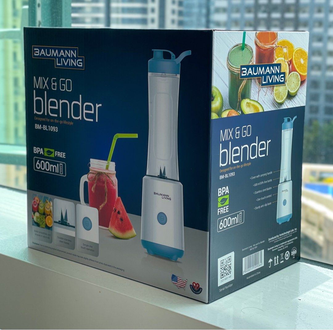 Bauman Living Mix & Go Blender on Carousell