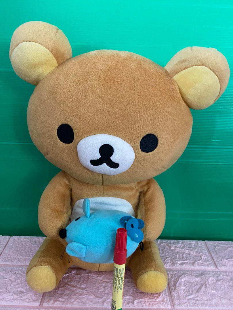 Big Rilakkuma Plush, Hobbies & Toys, Toys & Games on Carousell