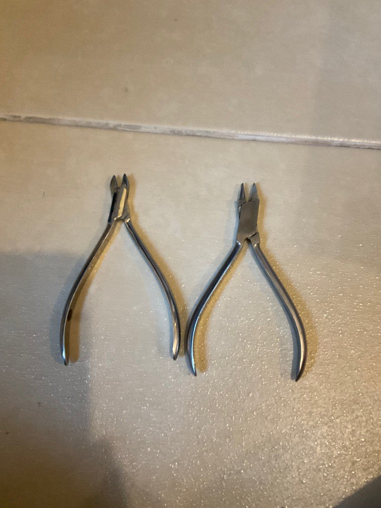 Bird beak and 3 prong plier set, Health & Nutrition, Medical Supplies ...