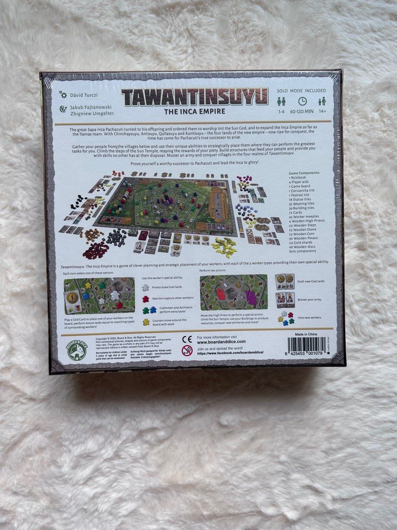 BNIS Tawantinsuyu: the Inca empire, Hobbies & Toys, Toys & Games on ...