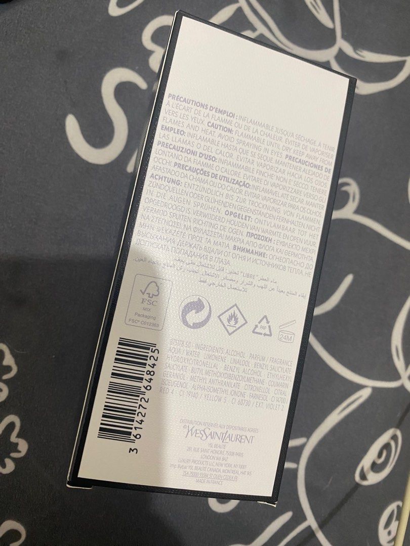 box parfum ysl libre original, Antik, Lainnya di Carousell